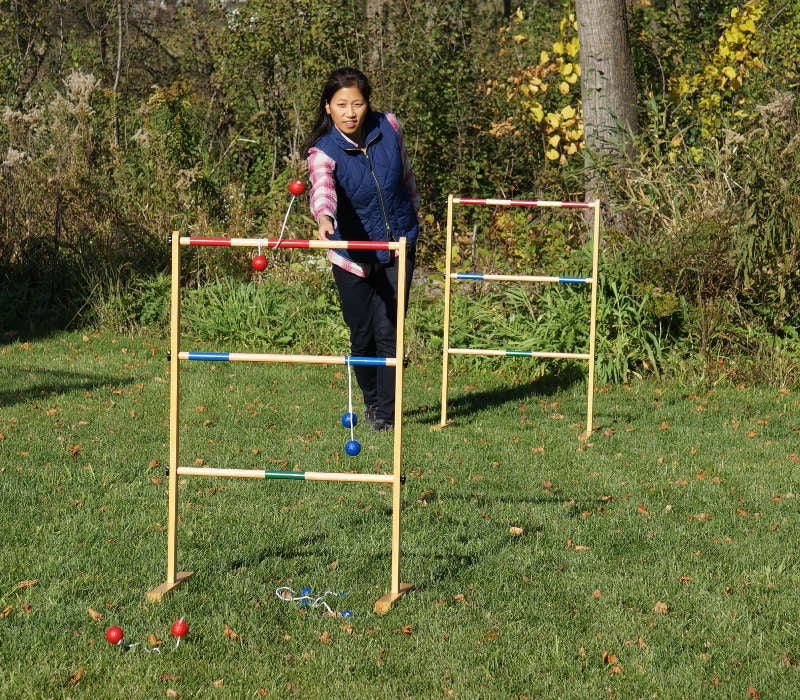 Ladder Ball Game Set | Double Ladder Toss with Carrying Case ...