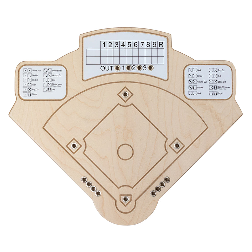 Wooden Tabletop Baseball Board Game | YardGames.com