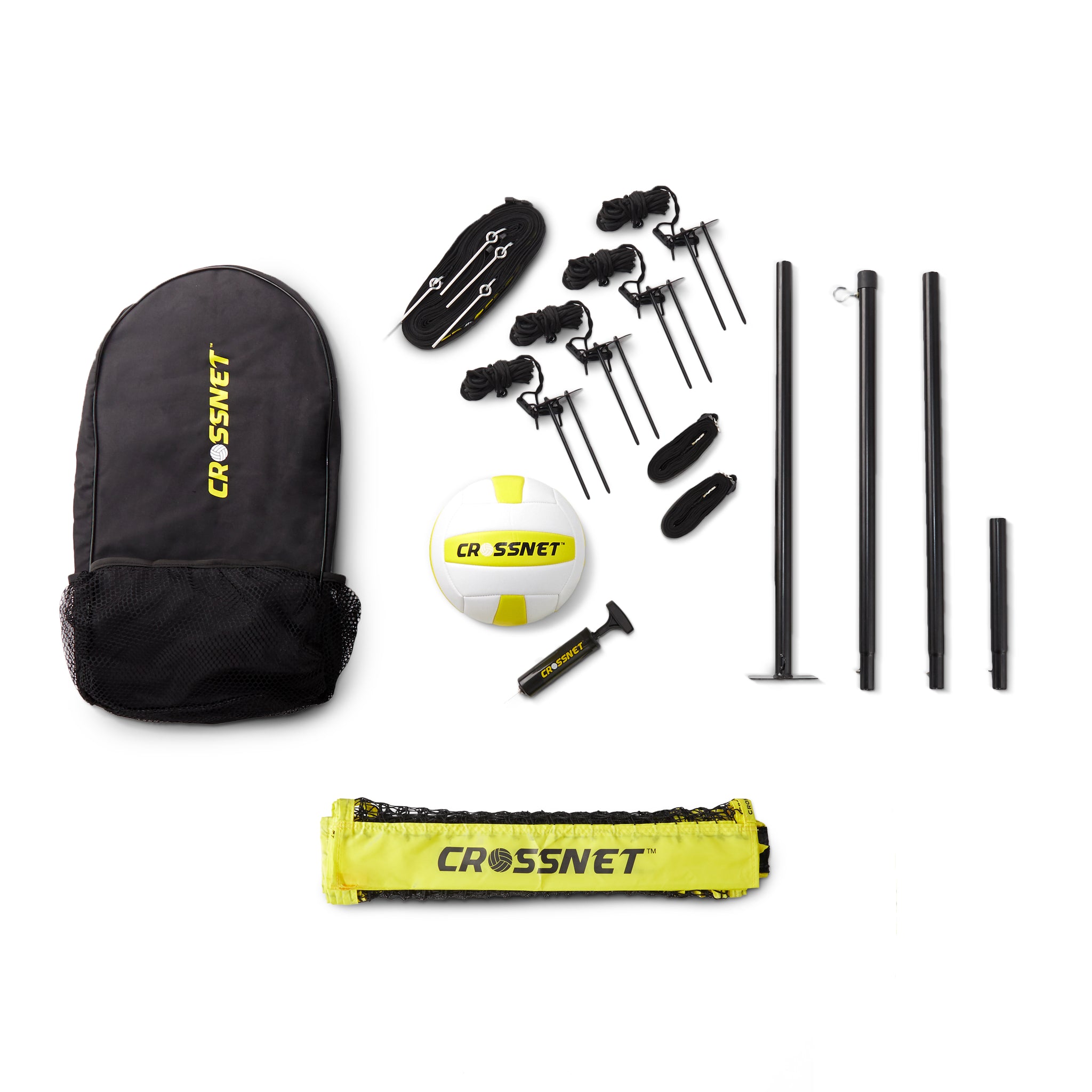 CrossNet Volleyball Game | 4 Square Volleyball Game Set